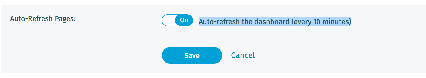 Enable Auto-Refresh Pages