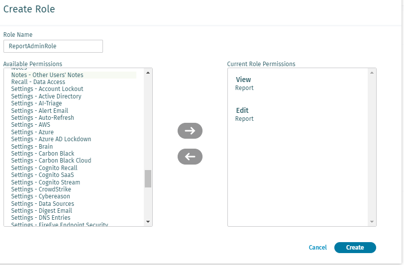Manage Roles in Vectra in Quadrant UX