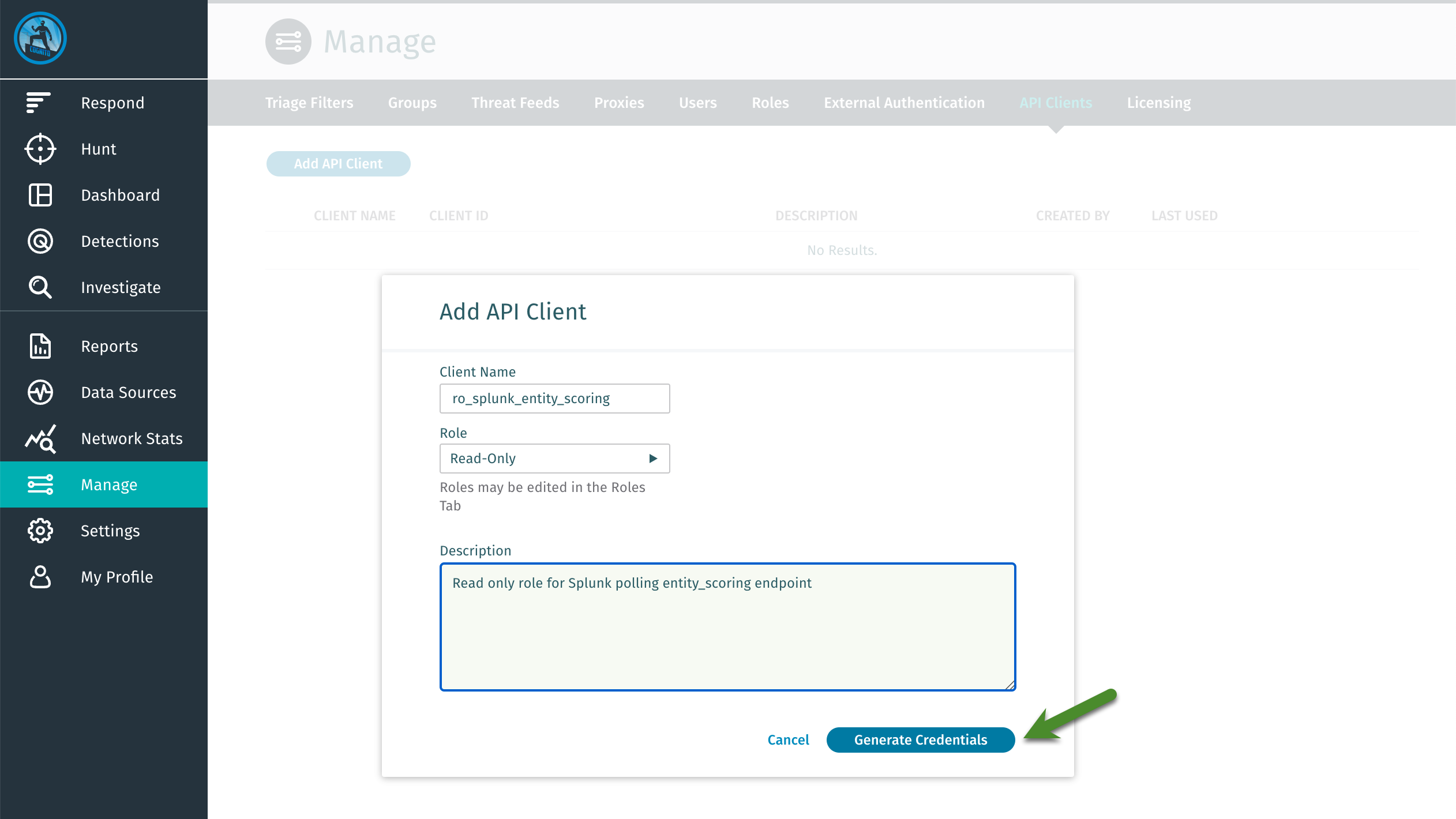 Splunk Integration Guide for Vectra XDR (Respond UX)