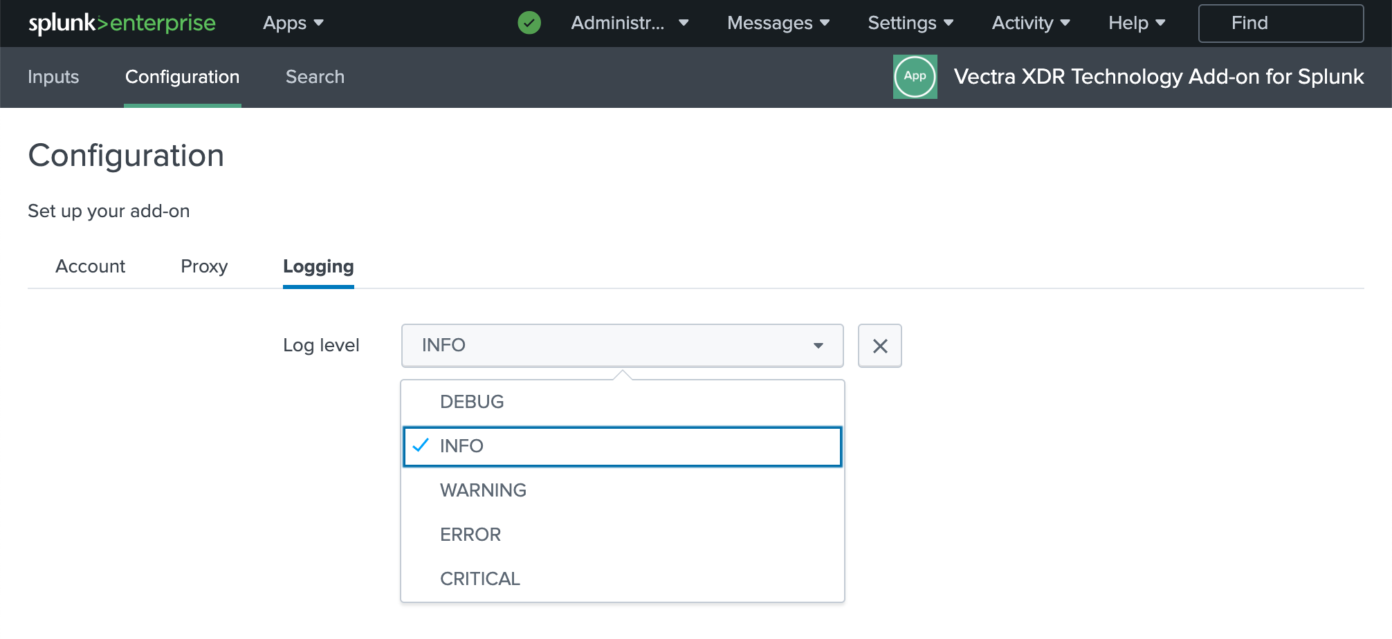Splunk Integration Guide for Vectra XDR (Respond UX)