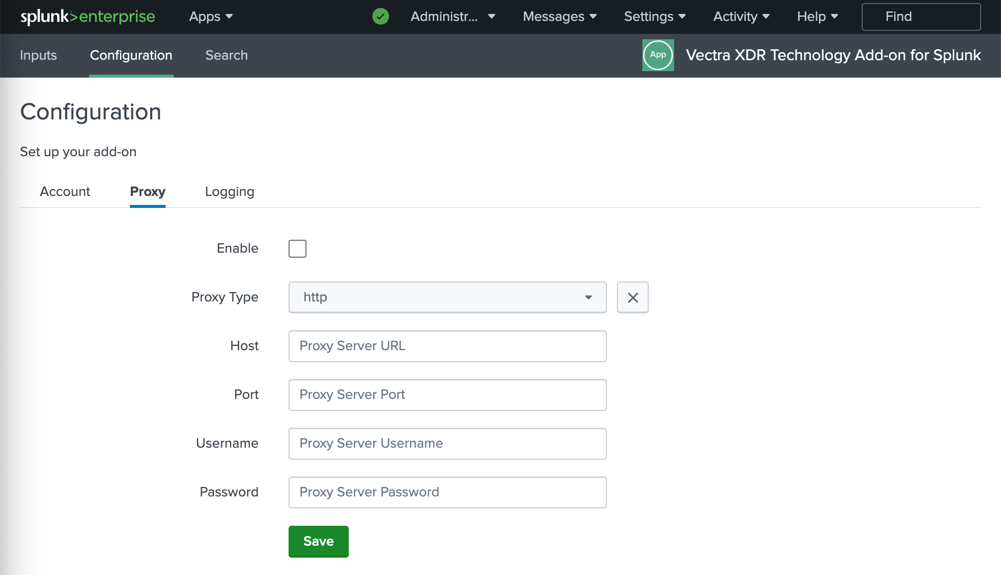 Splunk Integration Guide for Vectra XDR (Respond UX)