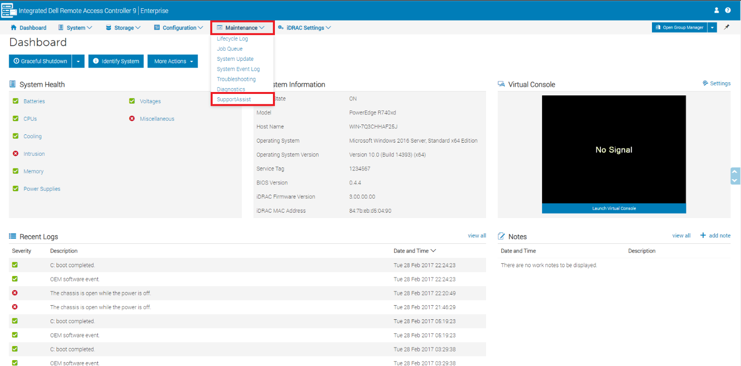 How to collect TSR logs through iDRAC on X29 appliances (Dell PowerEdge Servers)