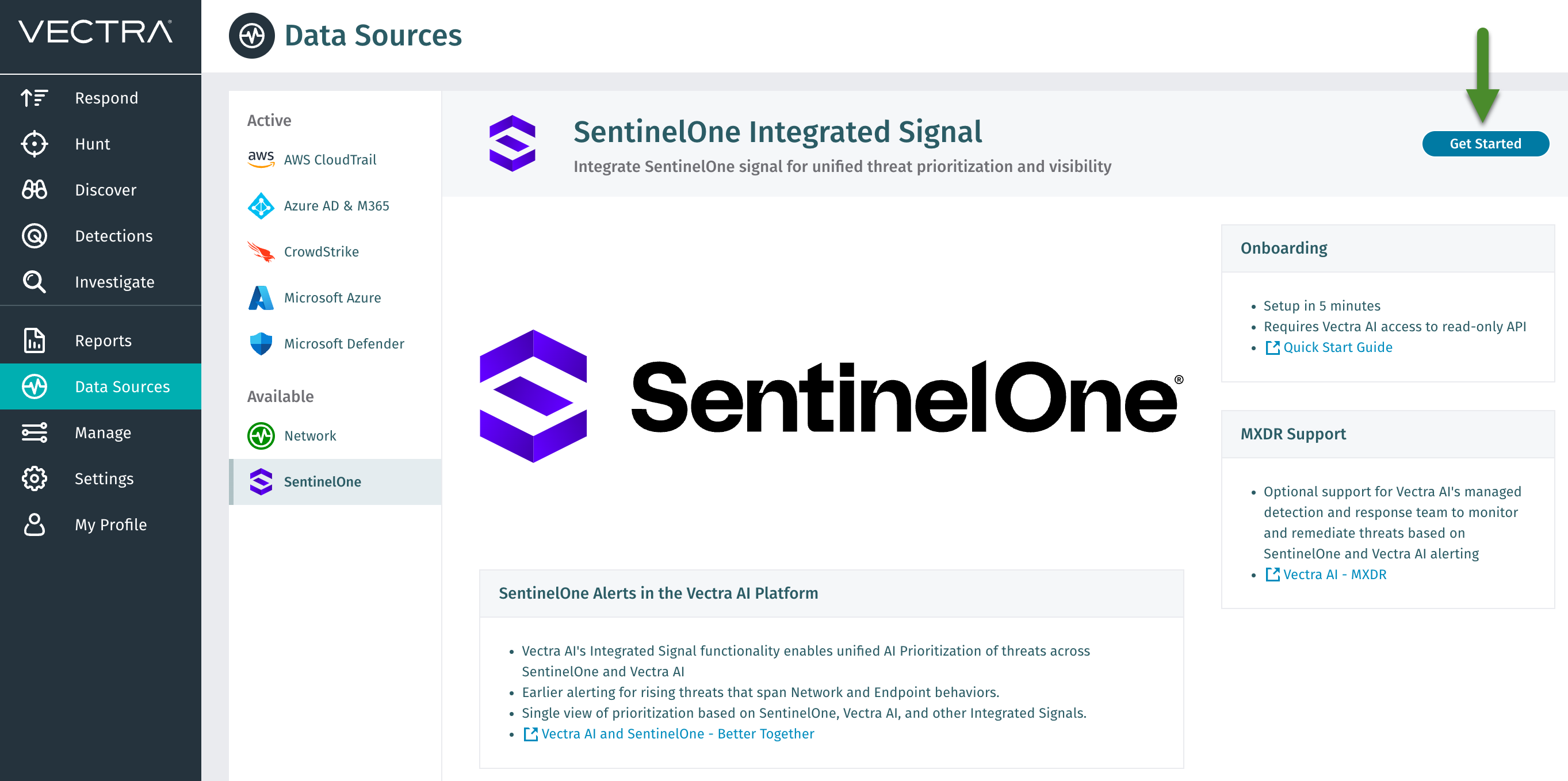 SentinelOne Data Source Connector Deployment