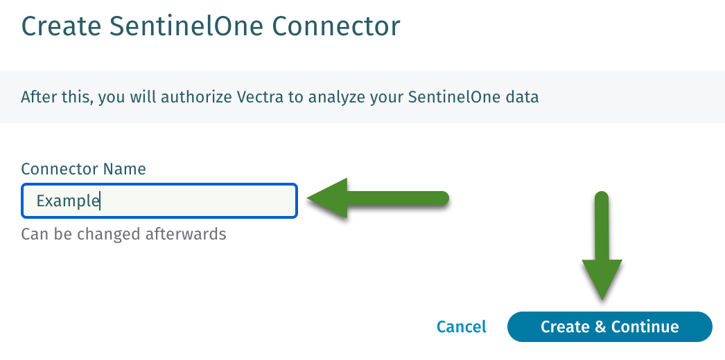 SentinelOne Data Source Connector Deployment