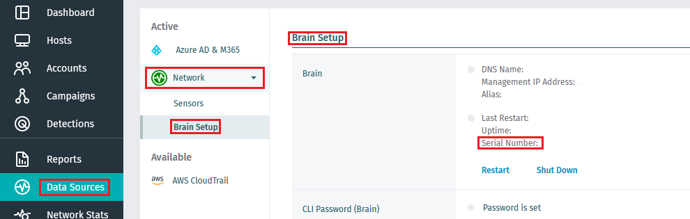 Identifying the serial number of an appliance