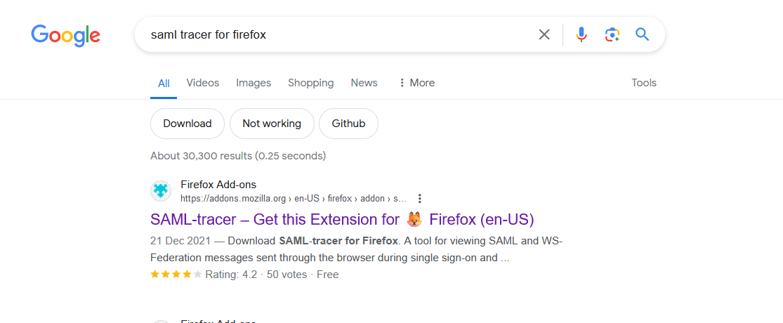 How to use SAML-Tracer to generate a SAML trace file