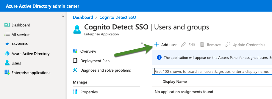 Setup SAML SSO for Azure AD (Quadrant UX)