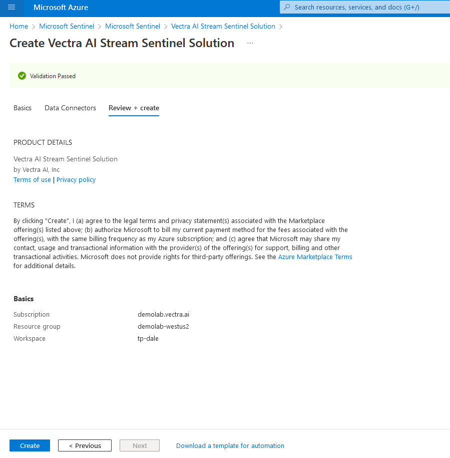 Azure Sentinel Data Connector for Stream