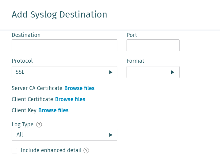 Vectra Syslog Guide (Quadrant UX)
