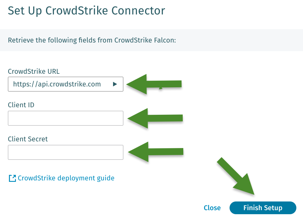 CrowdStrike Data Source Connector Deployment